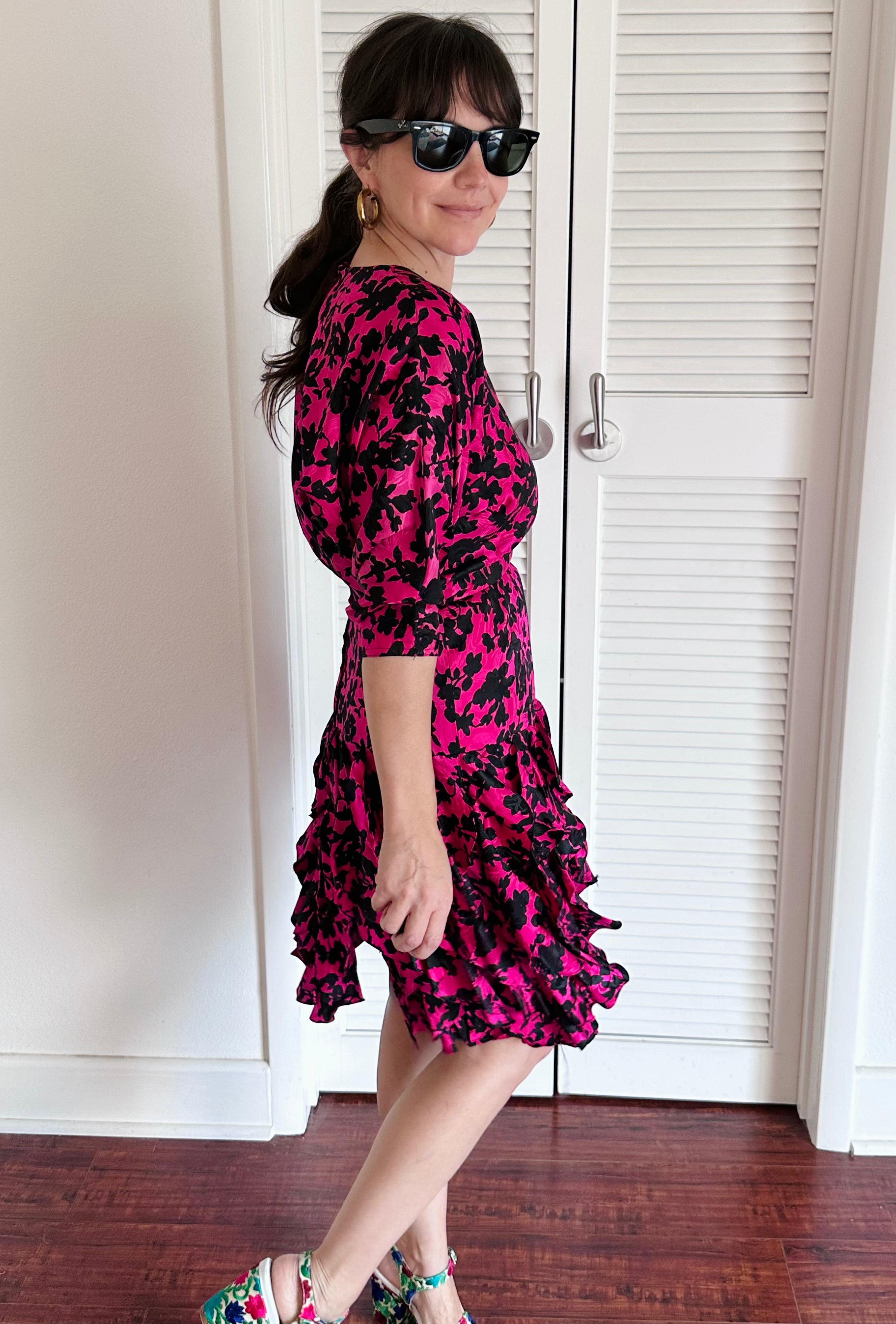 Vintage St. Gillian Silk Dress – TOO MANY JACKETS
